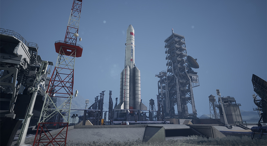 在环境创建的Chinese Rocket Launch / 220+ Assets - 虚幻引擎商城