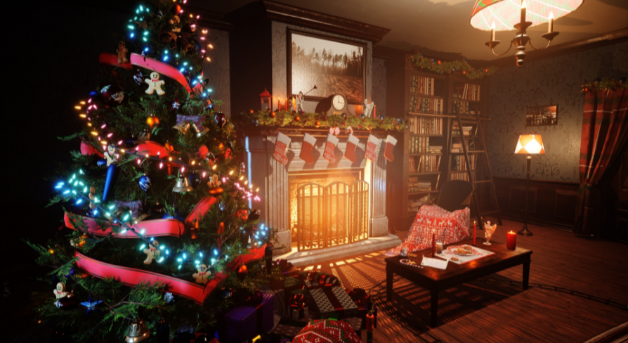 Christmas Room In Props Ue Marketplace