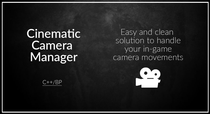Cinematic Camera Manager in Code Plugins - UE Marketplace