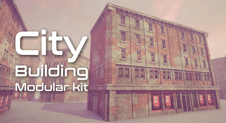 在环境创建的City Building Modular Kit - 虚幻引擎商城