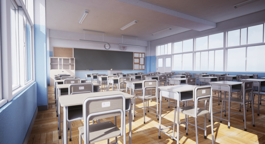 Classroom in Architectural Visualization - UE Marketplace