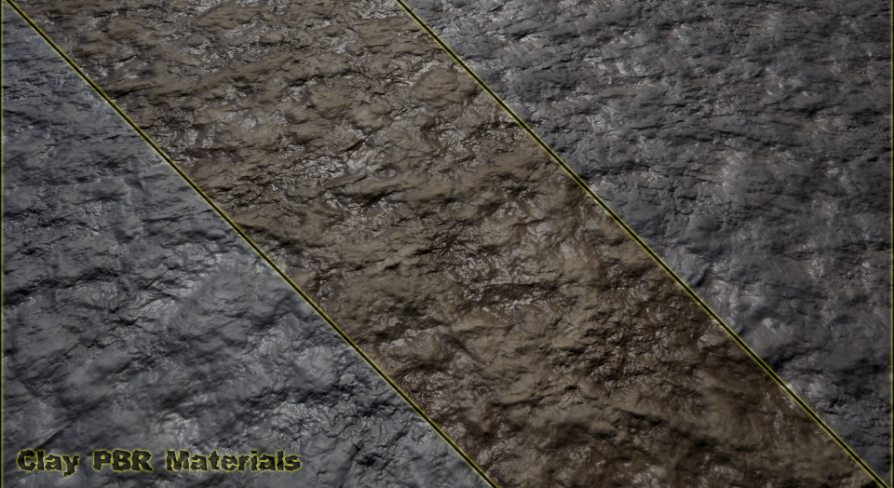 Clay PBR Materials in Materials - UE Marketplace
