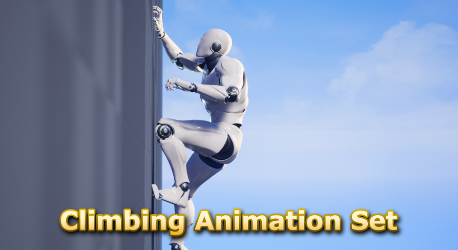 Climbing Animation Set in Animations - UE Marketplace