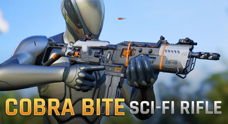 Cobra Bite Sci Fi Rifle in Weapons - UE Marketplace