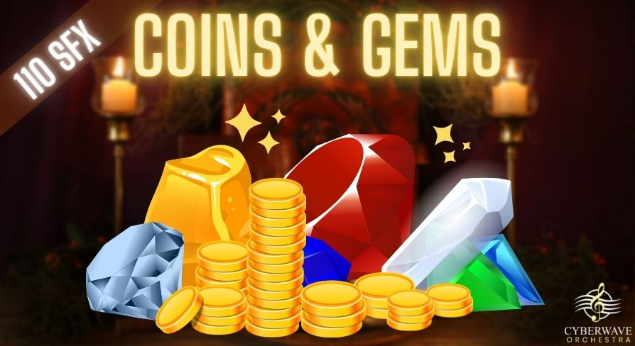 Coins & Gems SFX Pack in Sound Effects - UE Marketplace