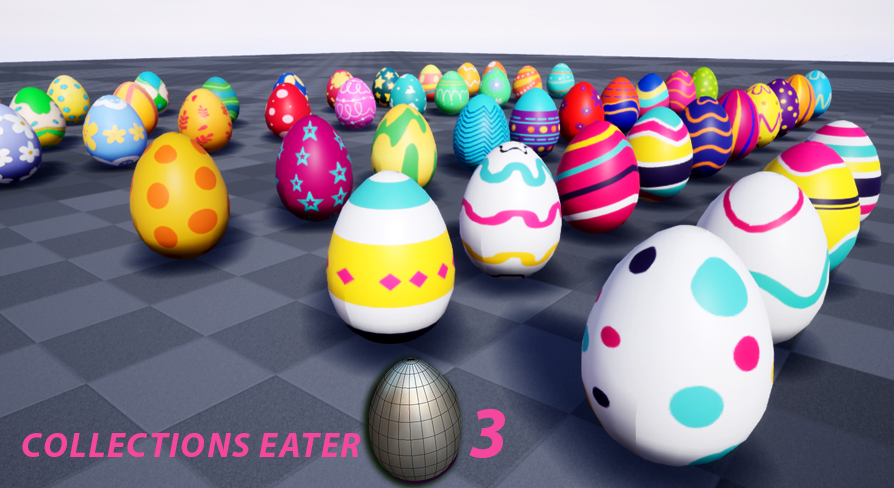 Collections Easter Eggs 3 in Materials - UE Marketplace