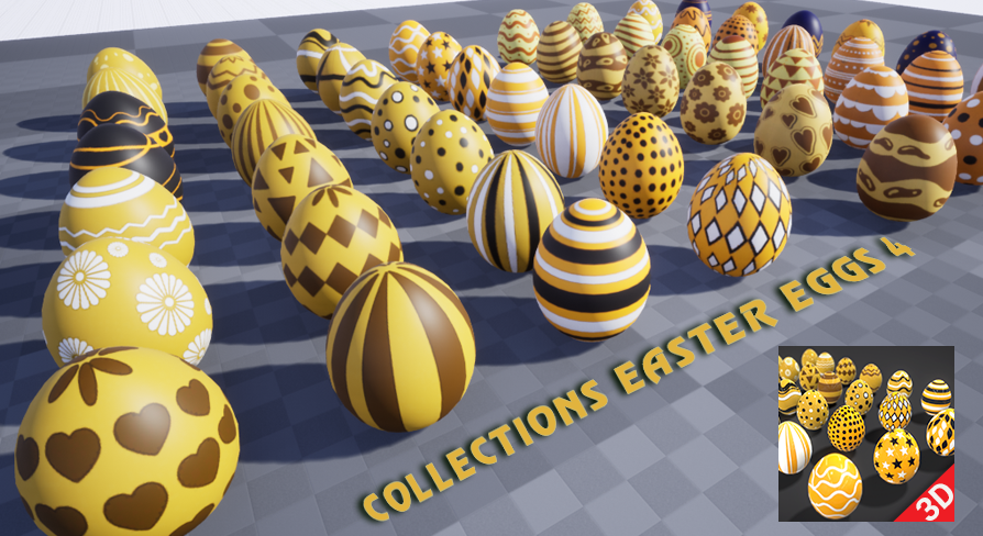 Collections Easter Eggs 4, 카테고리 머티리얼 - UE 마켓플레이스