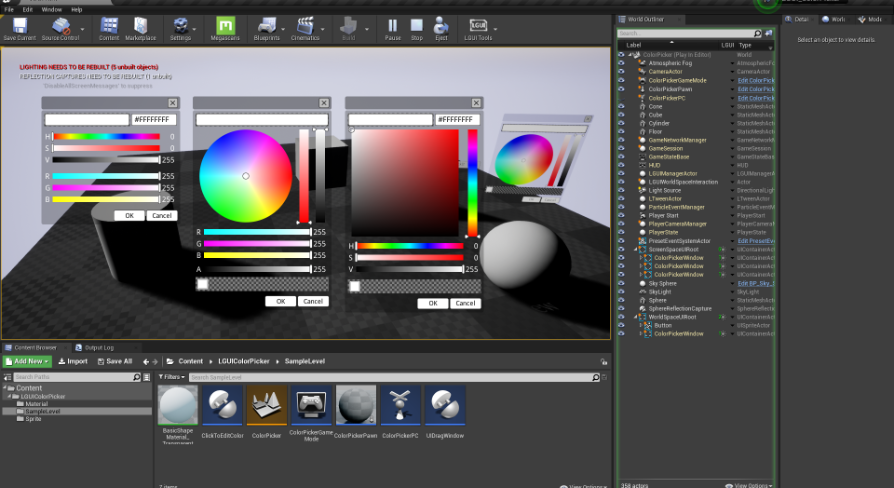 ColorPicker for LGUI in 2D Assets - UE Marketplace