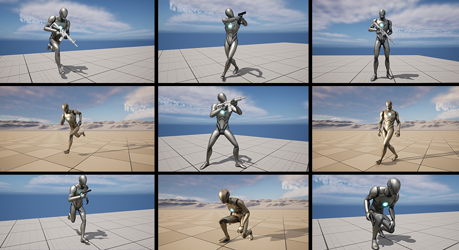 Combined Animation Pack V02 in Animations - UE Marketplace