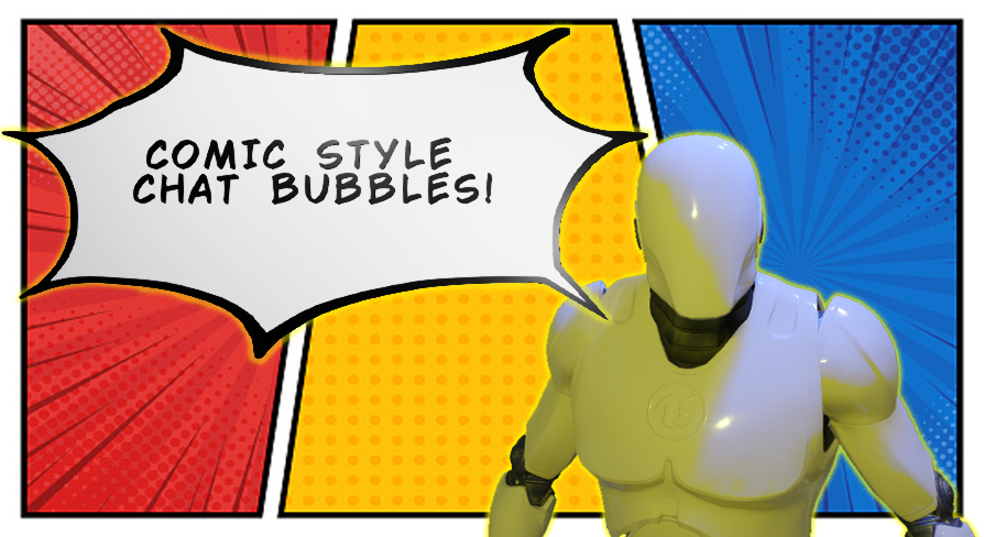 Comic Style Chat Bubbles：ブループリント - UE マーケットプレイス