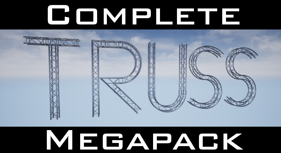 Complete Modular Truss Megapack, 카테고리 건축 시각화 - UE 마켓플레이스