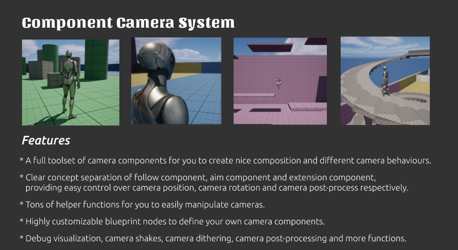 Component Camera System In Code Plugins Ue Marketplace 8586
