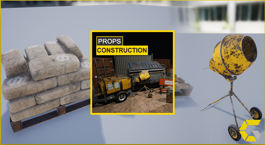 Construction Pack v1 in Props - UE Marketplace