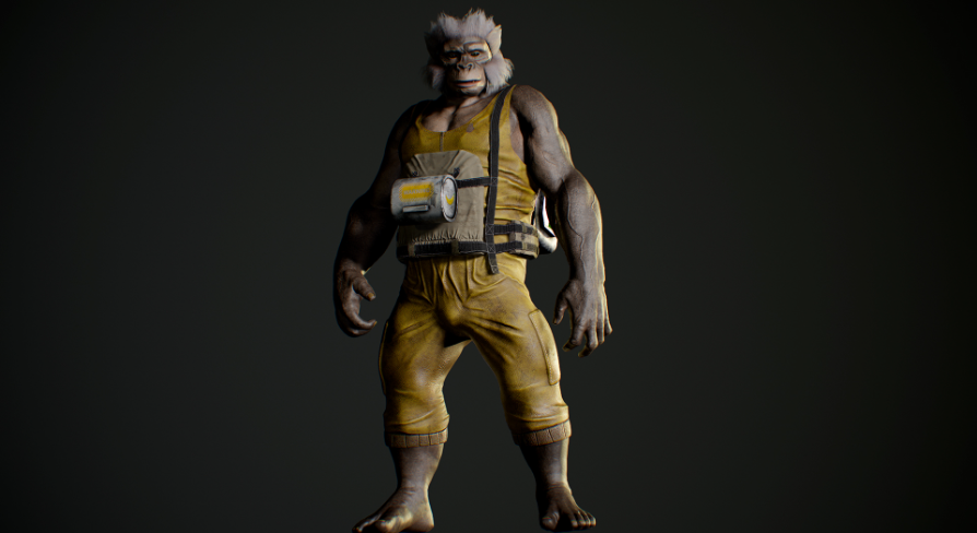 Crazy Monkey in Characters - UE Marketplace