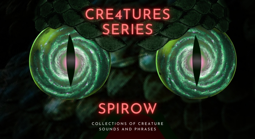 Cre4tures - Spirow: Creature Sounds and Phrases, 카테고리 사운드 이펙트 - UE 마켓플레이스