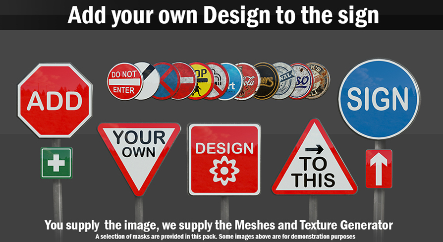 Create Your Own Sign Pack In Props UE Marketplace