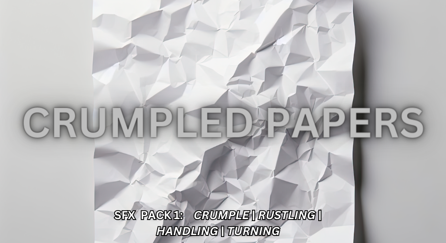 Crumpled Papers Pack 1 in Sound Effects - UE Marketplace
