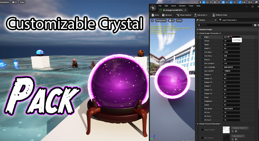 Crystal Pack in Materials - UE Marketplace