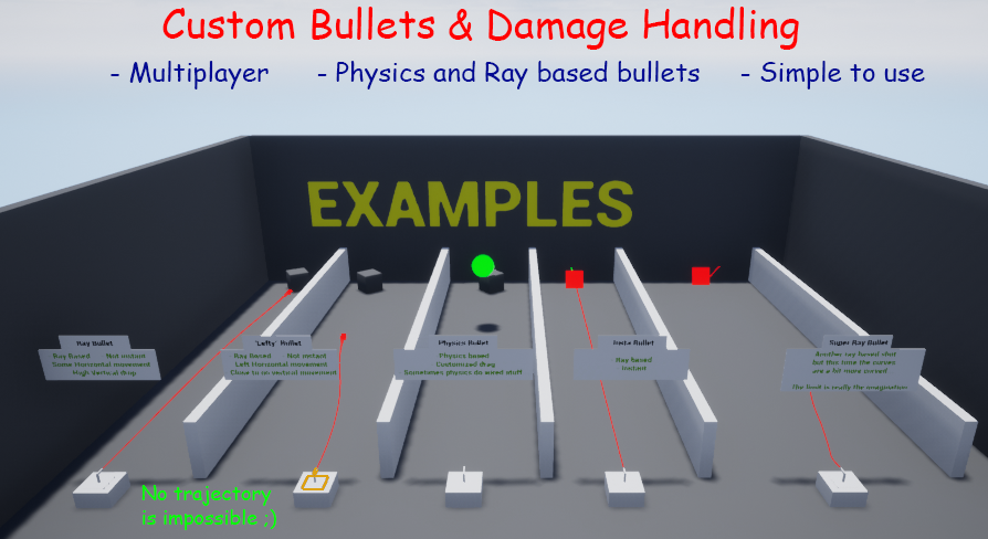 Custom Bullets & Damage Handling with Multiplayer in Blueprints - UE ...