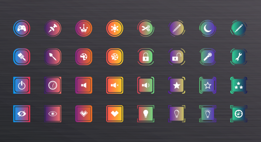 Customisable Icon Pack: Generic, 카테고리 2D 애셋 - UE 마켓플레이스