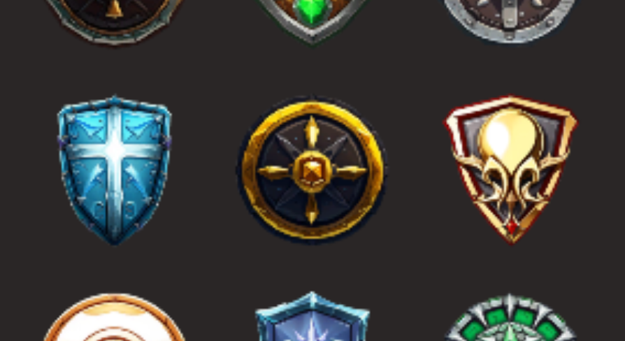 Cute Shields in 2D Assets - UE Marketplace