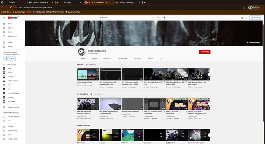 Cy Urium WebBrowser[UMG] in Blueprints - UE Marketplace