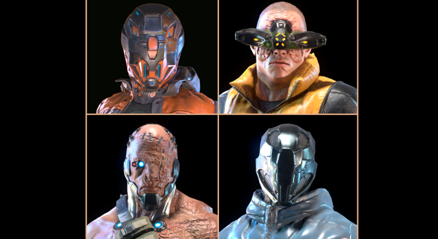 Cyber Characters Pack in Characters - UE Marketplace