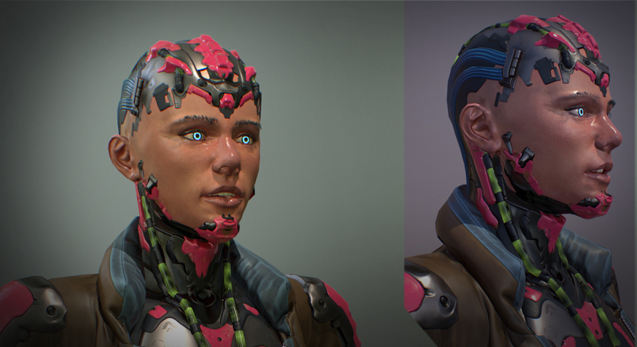 Cyber girl in Characters - UE Marketplace
