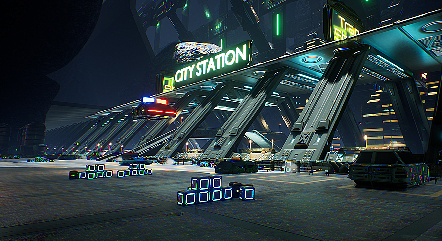 Cyberpunk UndergroundCity X in Environments - UE Marketplace
