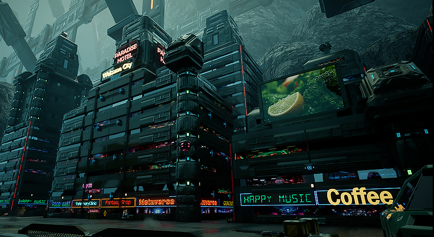 Cyberpunk UndergroundCity X in Environments - UE Marketplace