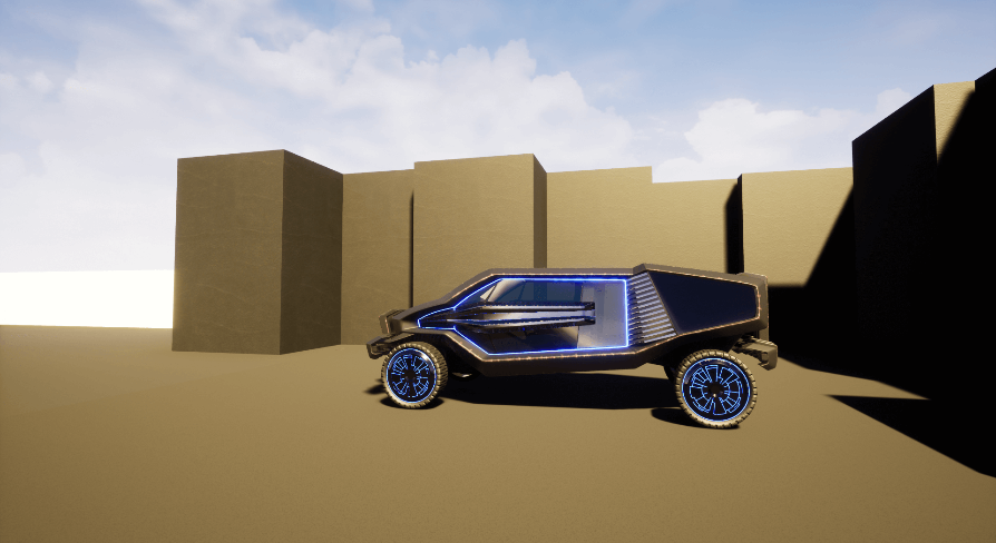 Cyberpunk VAN: Ampere in Blueprints - UE Marketplace