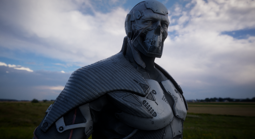 在角色创建的Cyborg - 虚幻引擎商城