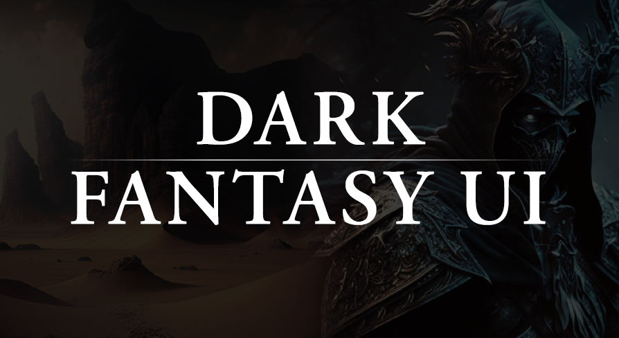 [GAME UI] DARK FANTASY UI in 2D Assets - UE Marketplace