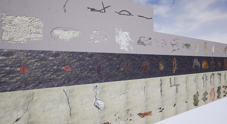 Damage Decals in Textures - UE Marketplace