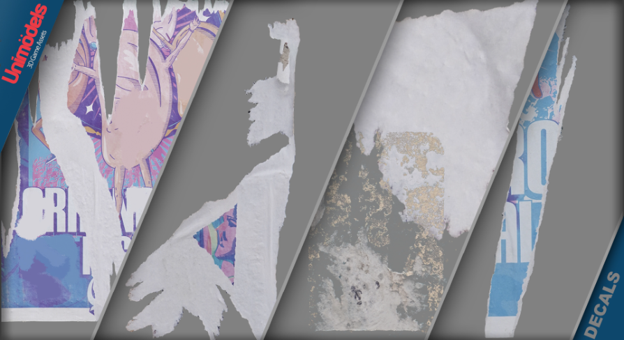 Decals Papers Vol. 3, 카테고리 머티리얼 - UE 마켓플레이스