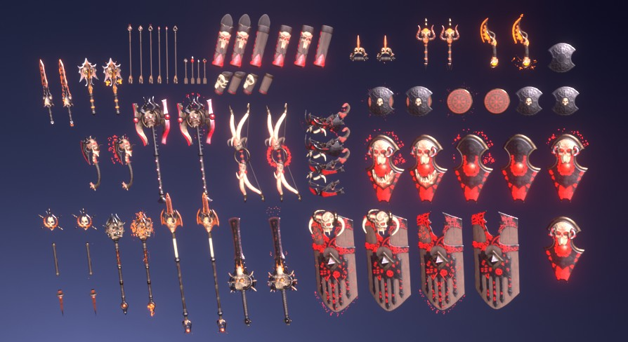 Demon weapon set in Weapons - UE Marketplace