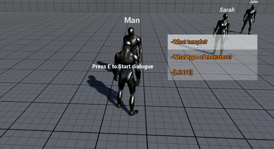 Dialogue System in Blueprints - UE Marketplace