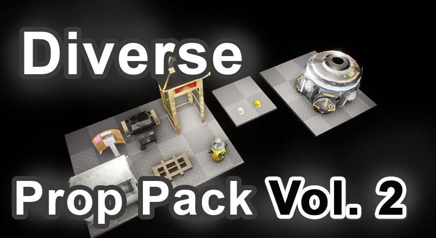 Diverse Prop Pack Vol2 in Props - UE Marketplace