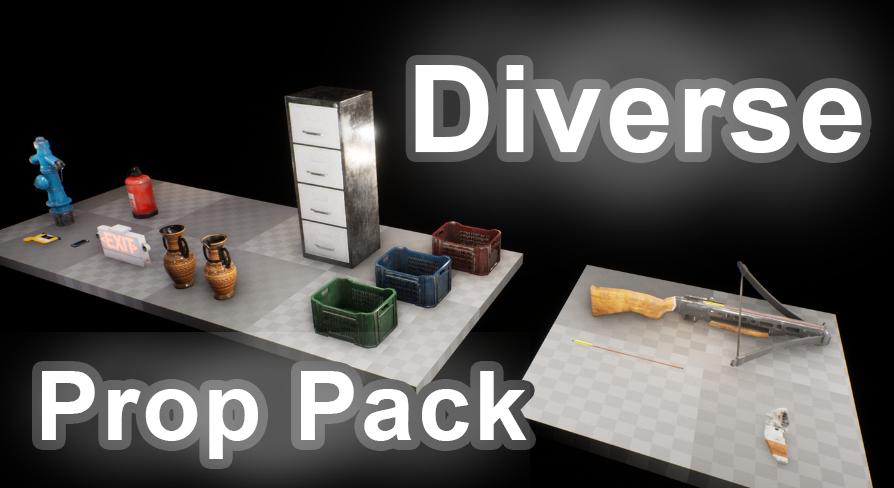 Diverse Prop Pack in Props - UE Marketplace