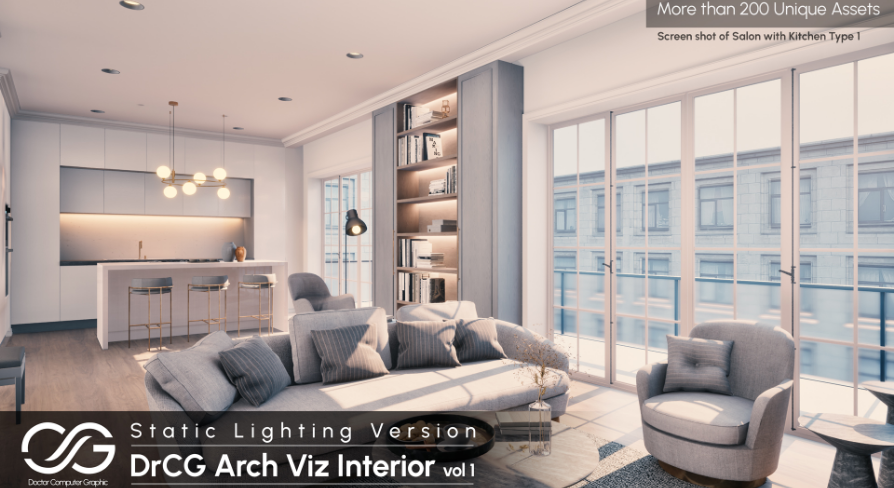 DrCG Arch Viz Interior vol 1 Realistic (Static Lighting Version) in Architectural Visualization ...