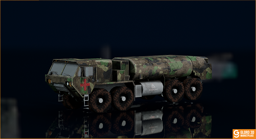 Driveable / Animated Truck - Military in Blueprints - UE Marketplace