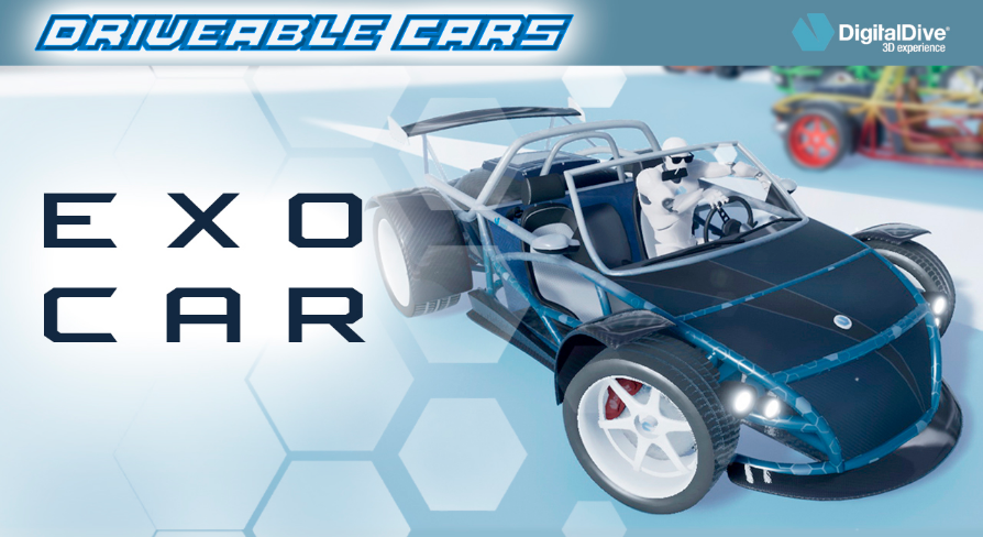 3D Cars: Exo Car 1 - 3d assets in Props - UE Marketplace
