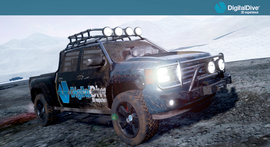 Drivable Cars: Pick Up Truck 3D Assets and Blueprints, 카테고리 블루프린트 - UE ...