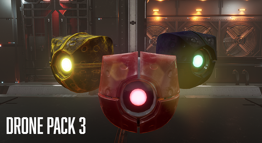 Drone Pack 3, 카테고리 캐릭터 - UE 마켓플레이스
