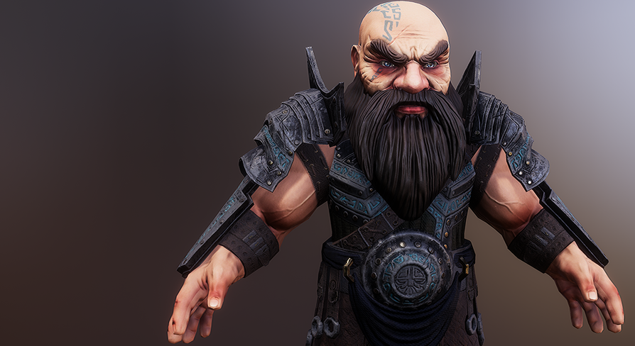 Dwarf RPG Character in Characters - UE Marketplace