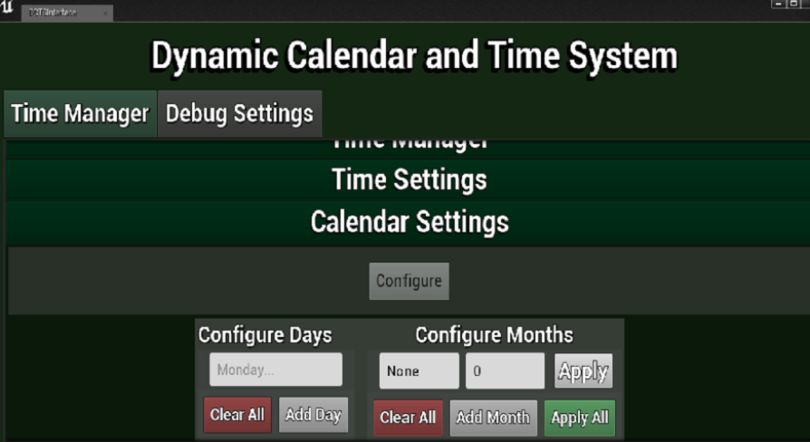 Dynamic Calendar and Time System in Blueprints - UE Marketplace