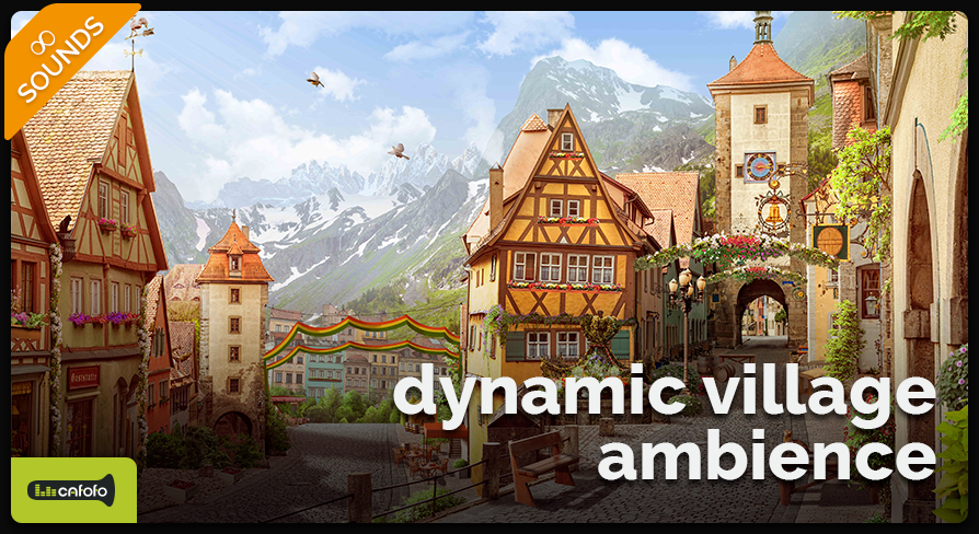 Dynamic Village Ambience in Sound Effects - UE Marketplace