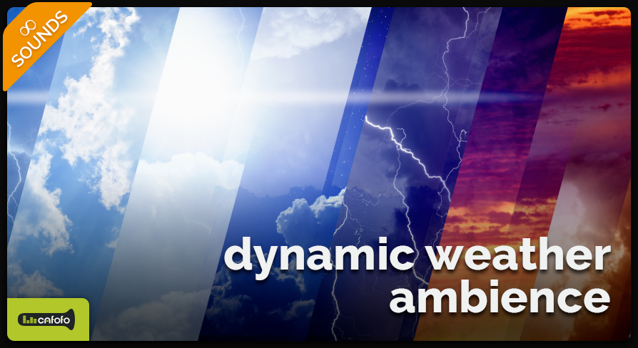 Dynamic Weather Ambience in Sound Effects - UE Marketplace