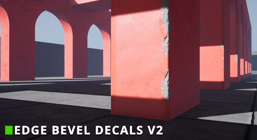 Edge Bevel Decals, 카테고리 블루프린트 - UE 마켓플레이스