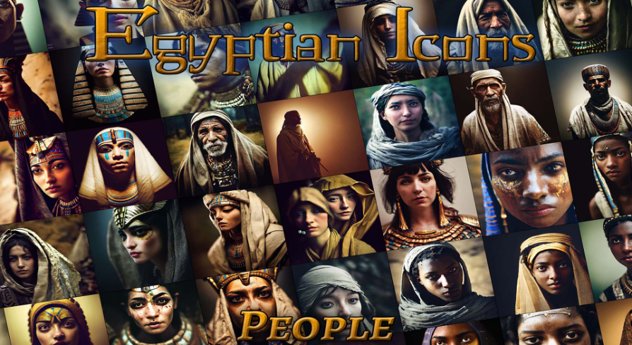 Egyptian Icons - People - Fantasy RPG Historical in 2D Assets - UE ...